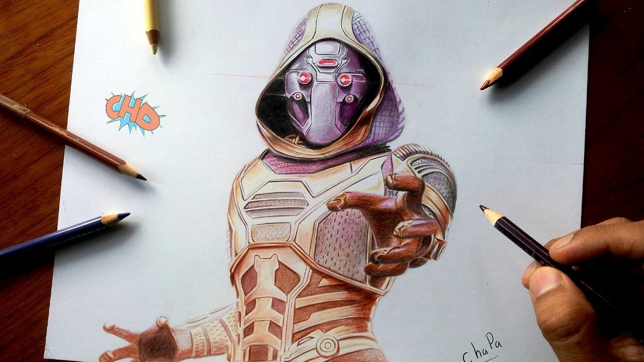 Cómo Dibujo a GHOST “ANT-MAN AND THE WASP”| How To Draw GHOST “Ant-Man ...