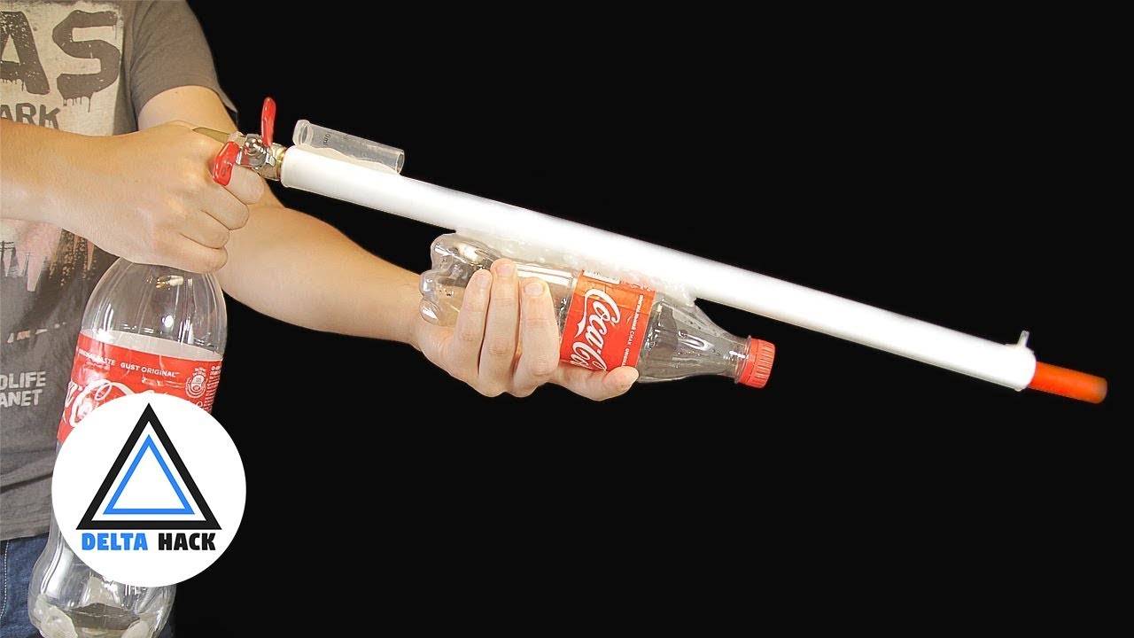 Air Gun From Coca Cola | DIY - YouTube