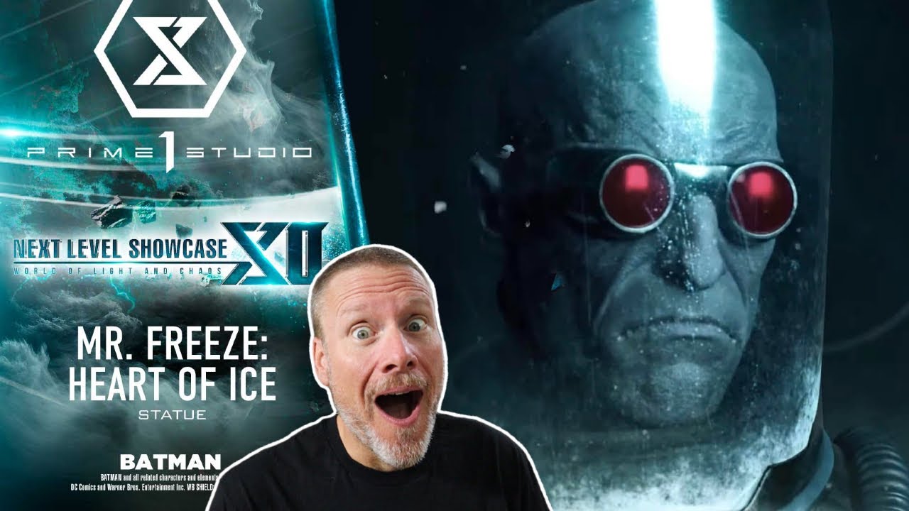 REACTION! HEART OF ICE MR FREEZE 1/3 STATUE REVEALED AT PRIME 1 STUDIO ...