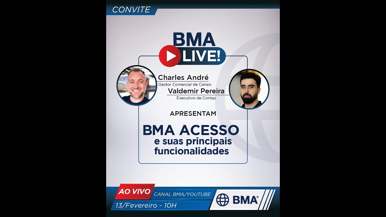 BMA LIVE - BMA ACESSO e Suas Principais Funcionalidades - YouTube