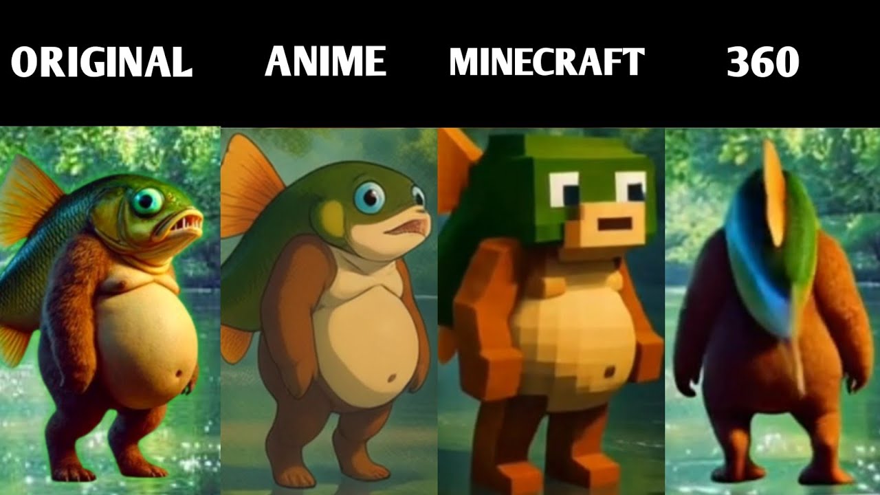 TRIPPI TROPPI TROPPA TRIPPA ORIGINAL VS ANIME VS MINECRAFT VS 360 ...