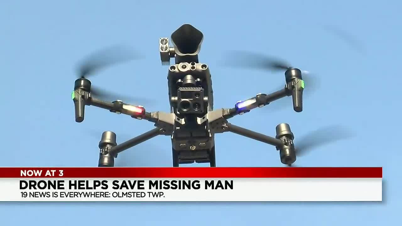 Police use drone to find missing man - YouTube