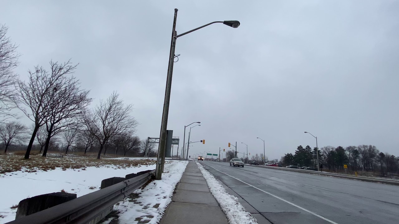 Toronto Snow and flurries Jan 3 2021 - YouTube