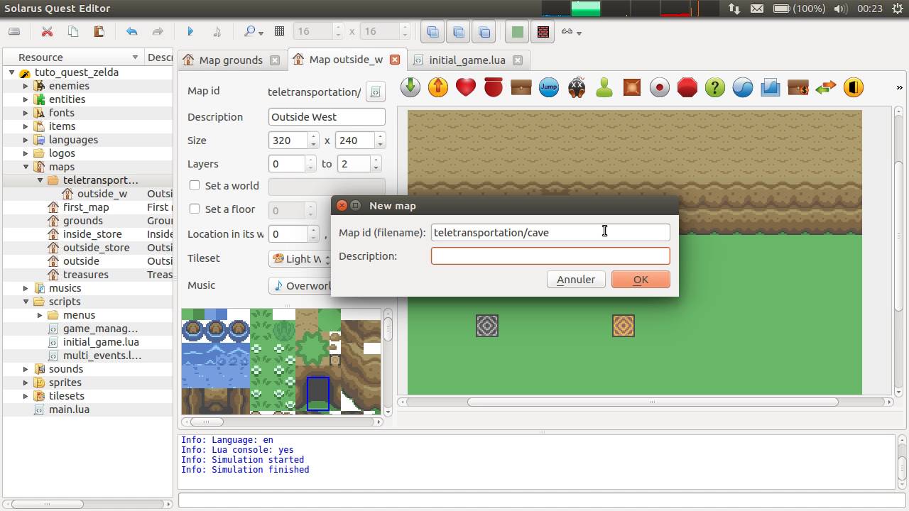 Solarus 1.5 Tutorial [en] - Basics #10: Teletransporters - YouTube