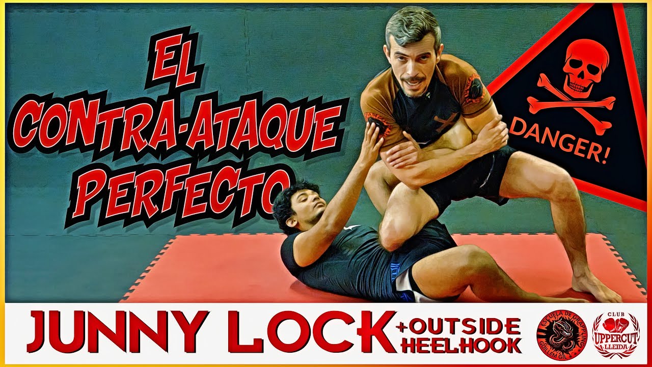 Junny Lock + Outside HeelHook | BJJ NOGI MMA | Escuela de grappling ...