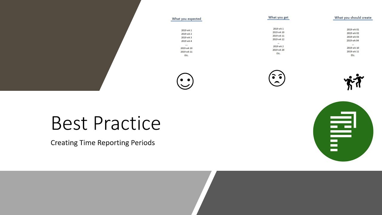 Creating Time Reporting Periods in Project Online - YouTube