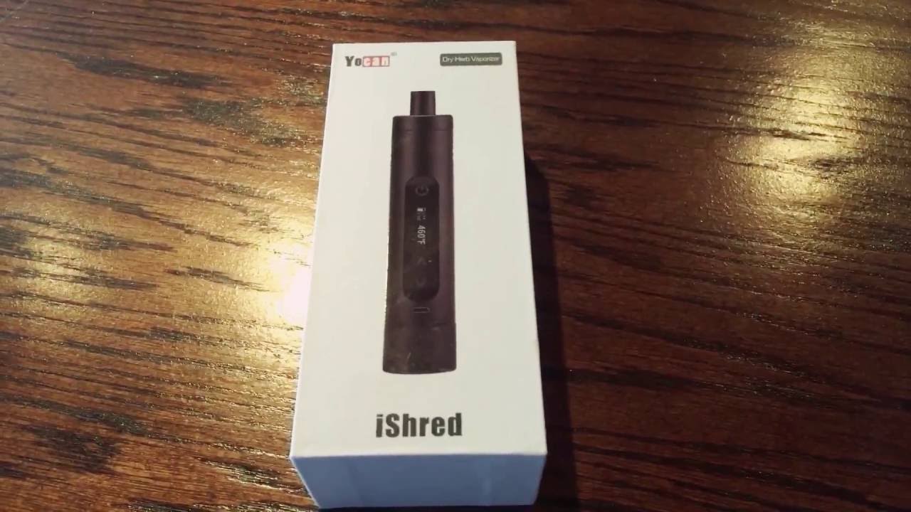 Yocan iShred Overview Dry Herb Vaporizer with Built In Grinder! - YouTube