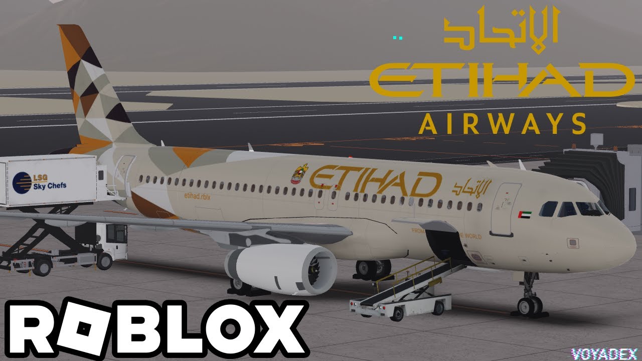 Roblox Etihad Airways Flight - Airbus A320 (INAUGURAL FLIGHT) - YouTube