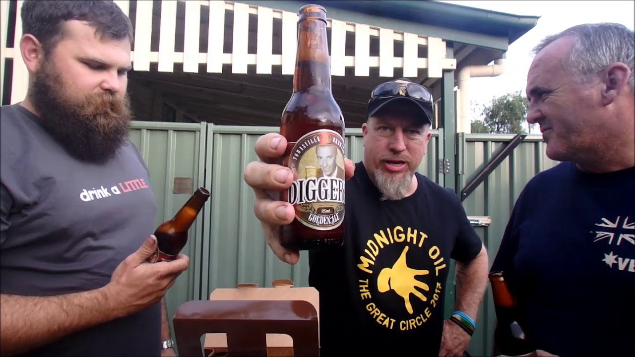 Diggers Golden Ale Townsville Brewing Company - YouTube