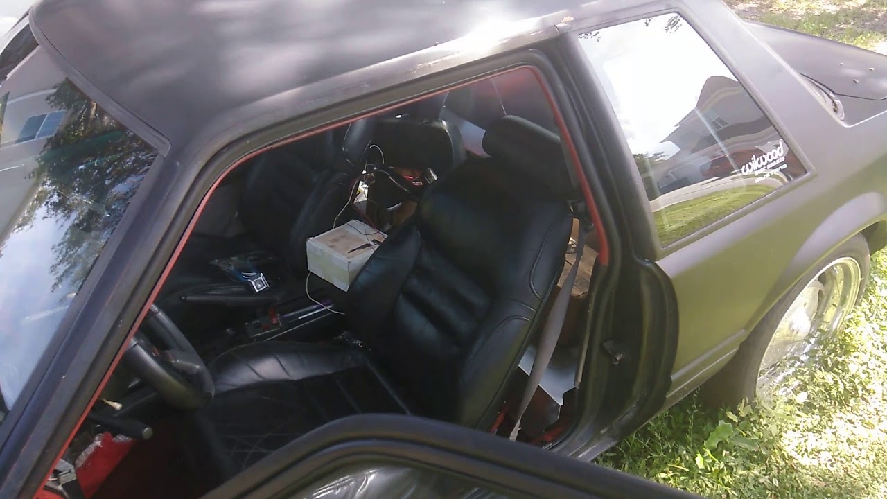 🦊 Flat black Fox body Mustang 🦊 - YouTube