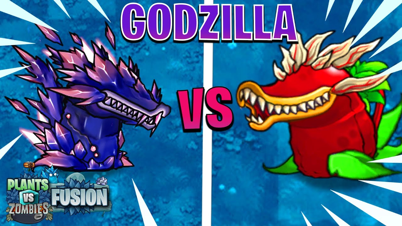 PVZ FUSION 2.7 CHALLANGE!! KING GODZILLA OBSIDIAN Dan KING GODZILLA VS ...