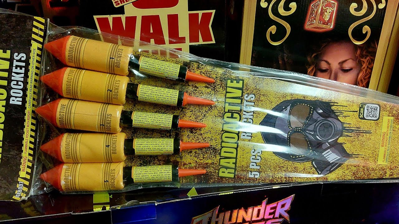 Radioactive Firework Rockets - YouTube