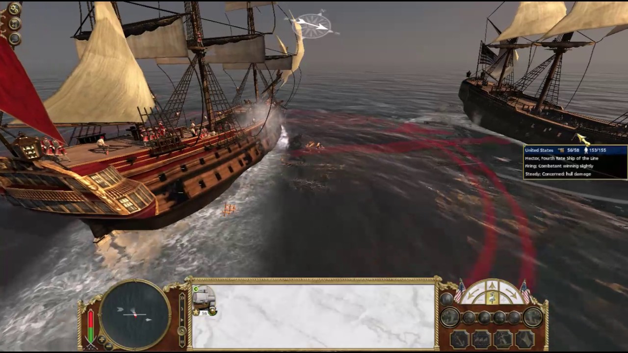 Empire Total War Ship Battle - YouTube