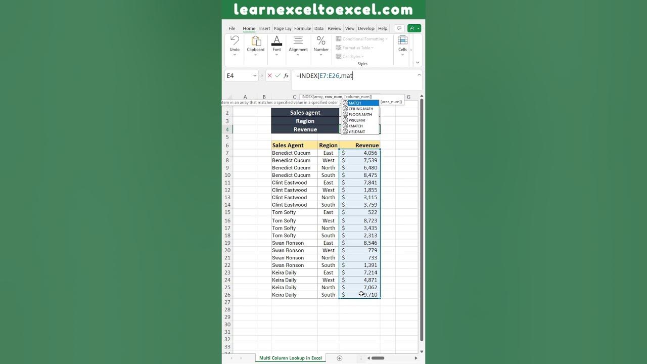 How To Do Multiple Column Lookup In Excel Multiple Criteria Lookups how-to-do-multiple-column-lookup-in-excel-multiple-criteria-lookups