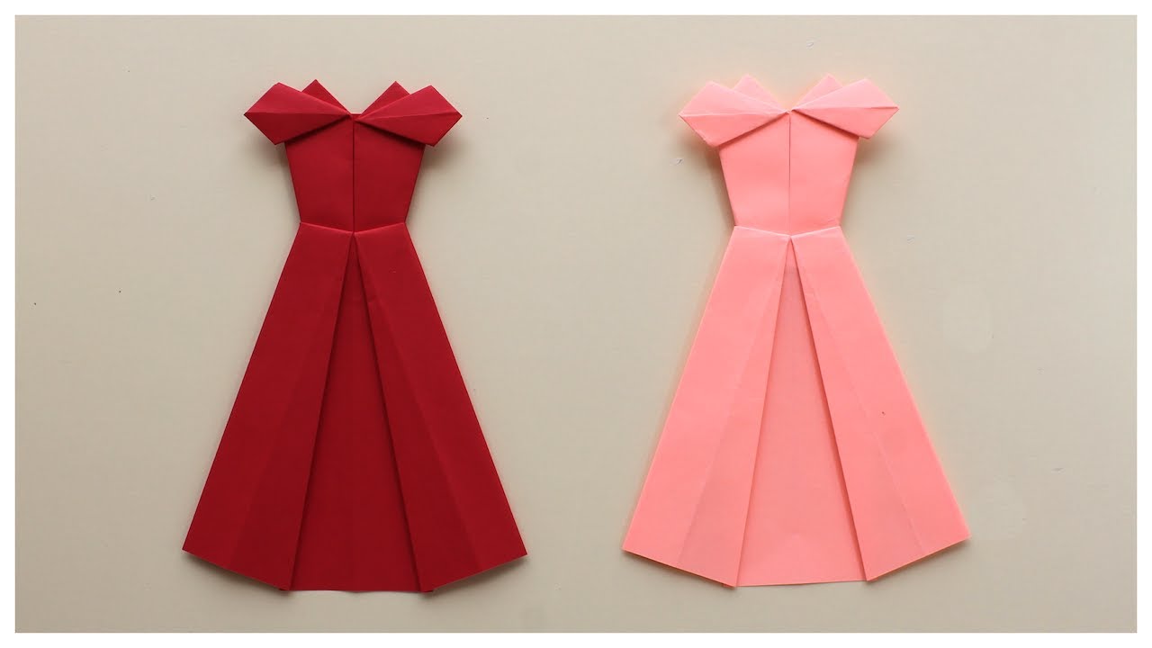 How To Make An Awesome Paper Doll Dress / Wedding Gown Using Craft ...