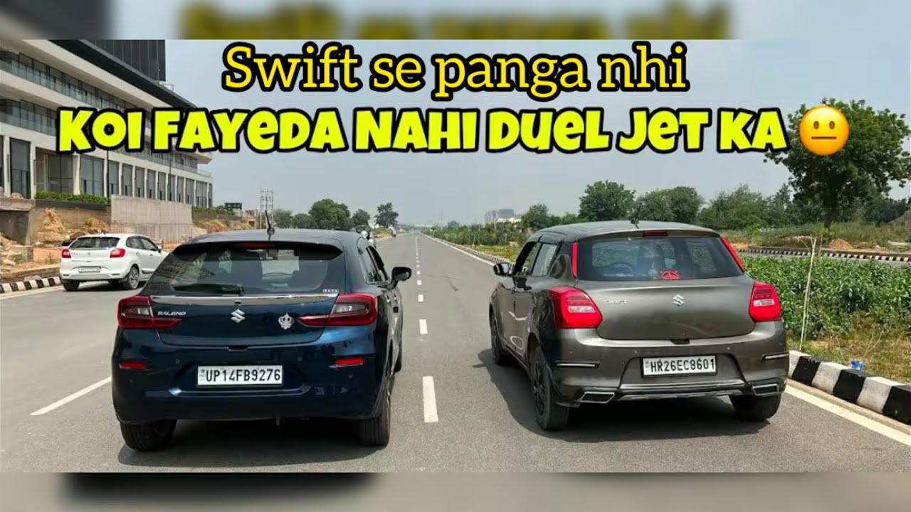 Drag Race Swift vs Baleno ☠️| watch till end ⁉️#viralvideo #automobile ...