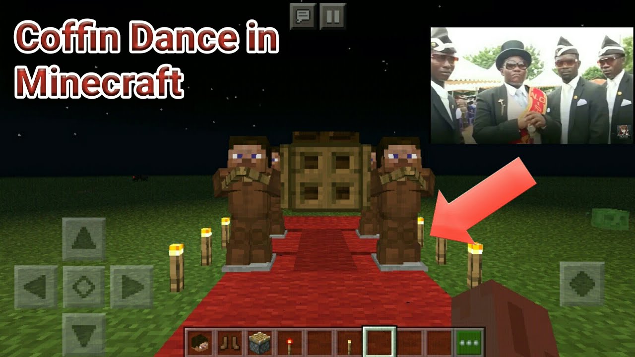 How to make COFFIN DANCE meme in Minecraft @Mythpat - YouTube
