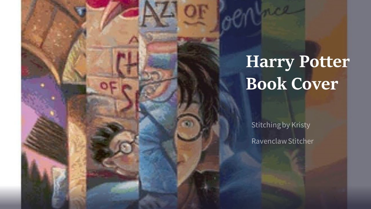 Harry Potter Book Cover part 1 Time Lapse - YouTube