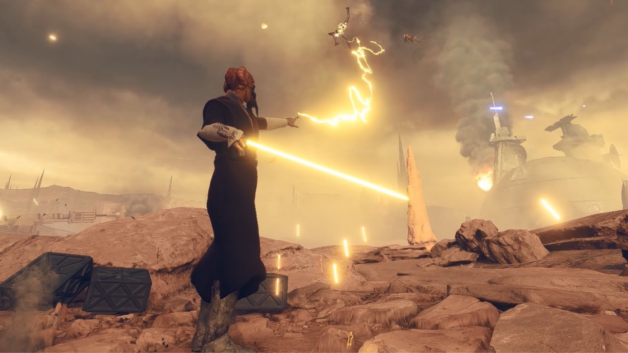 Battlefront 2 Plo Koon Electric Judgement improved - YouTube