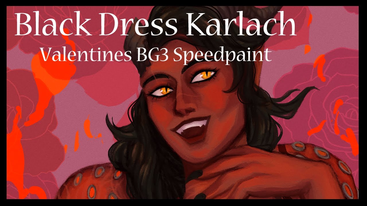 [BG3 Speedpaint] Valentines Special Karlach - YouTube