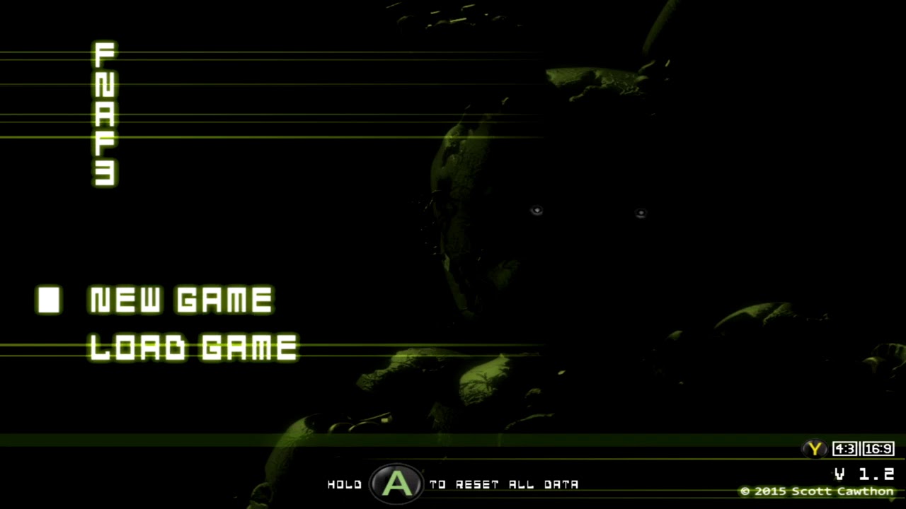 Five Nights at Freddy's 3 Title Screen (PC, PS4, Xbox One, Switch ...