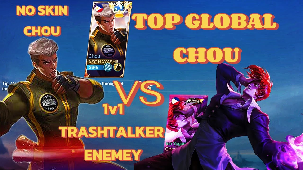 KOF SKIN 1V1 CHOU DAW KAMI | CHOU TO CHOU THE OPPONENT IS SCARY BECAUSE ...