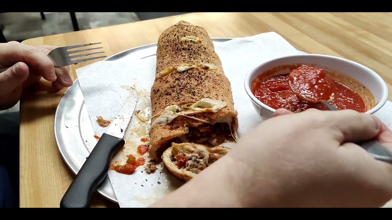 Bari Pizza in Pittston Pennsylvania - 1/3/2025 (The Steak Stromboli ...