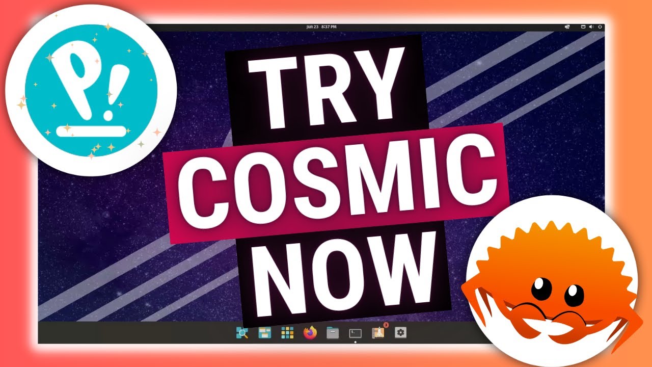 Install the LATEST RUST Cosmic Desktop on Pop!_OS by System76 - YouTube