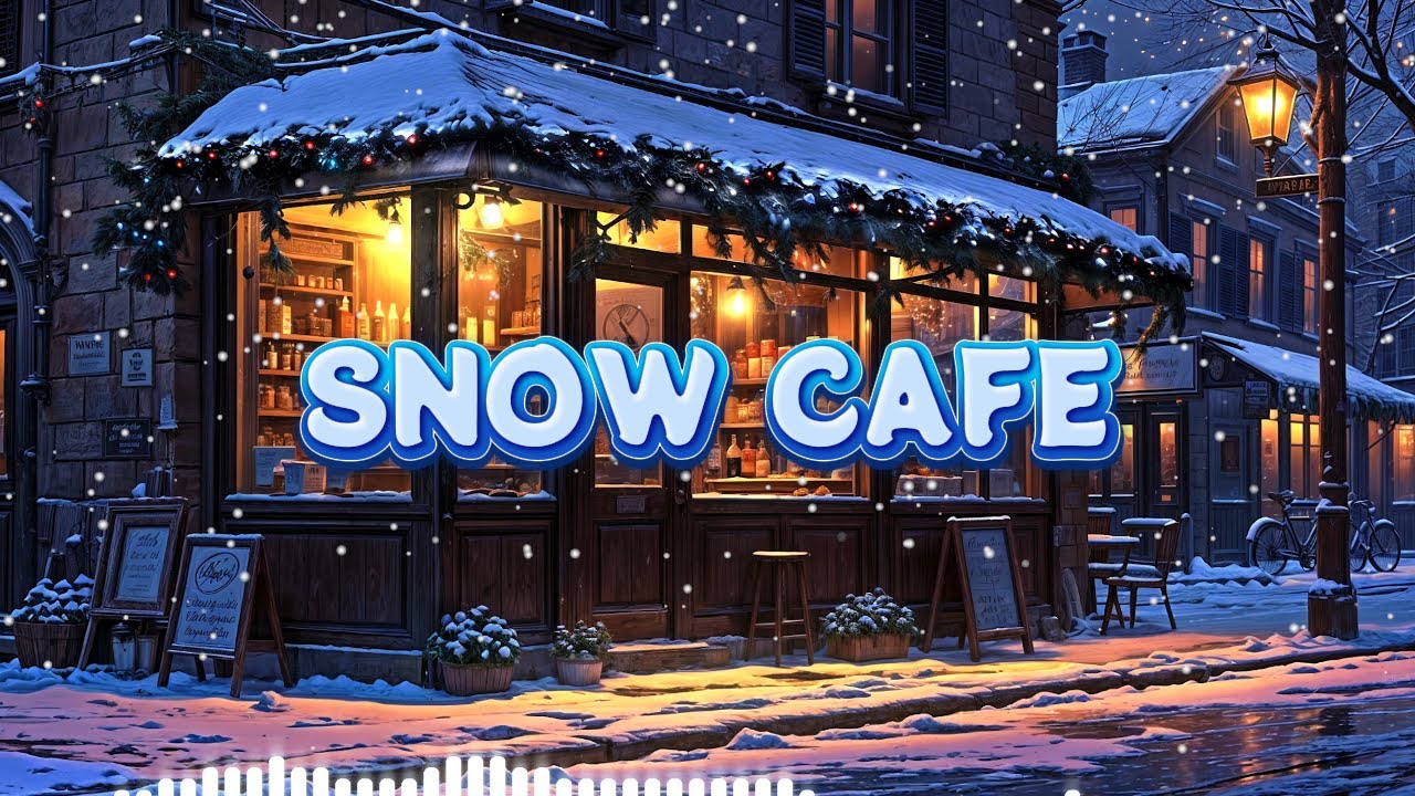 Snowy Cafe Ambiance on Repeat for FOCUS and PRODUCTIVITY ️🎄☕ 12HR - YouTube