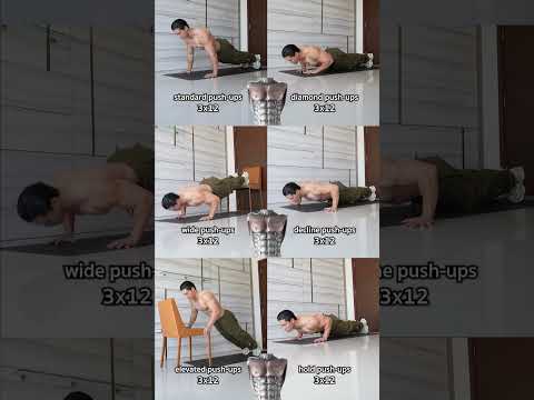 📌6 BEST PUSH-UPS VARIATIONS FOR CHEST GROWTH