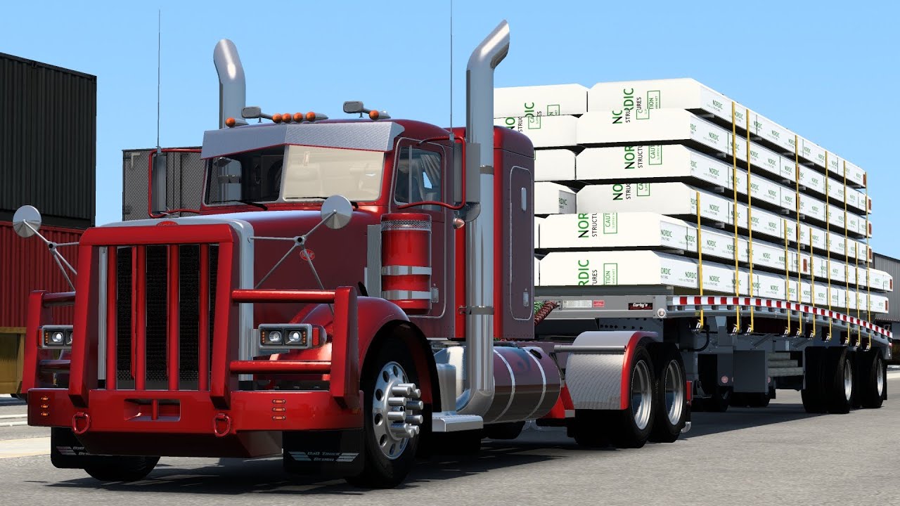 Peterbilt 357 | Straight Piped CAT 3406B | ATS Mods | American Truck ...