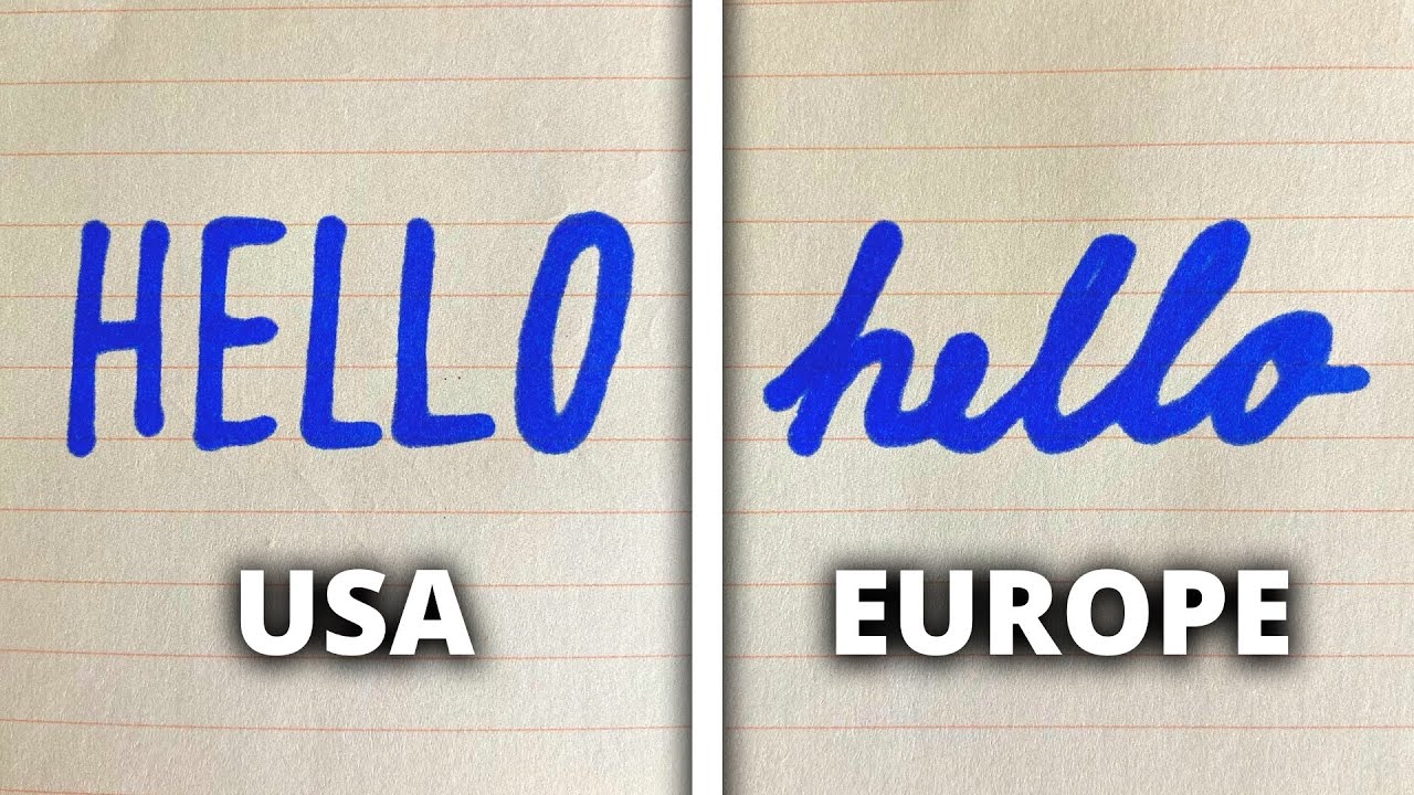 Why Americans Don't Write In Cursive - YouTube