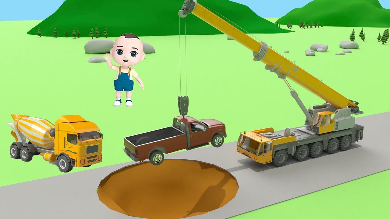 Engineering vehicle emergency rescue pickup truck, repairing collapsed ...