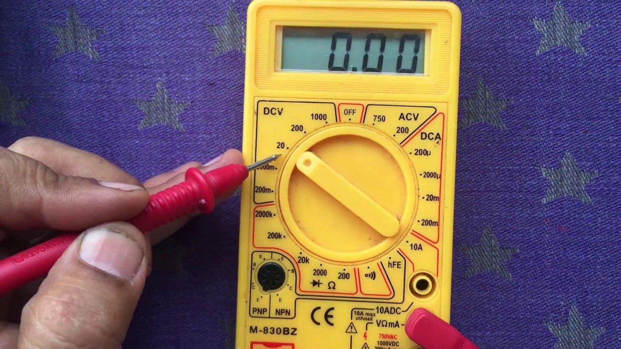 How to use a Multi-meter | Tutorial - YouTube