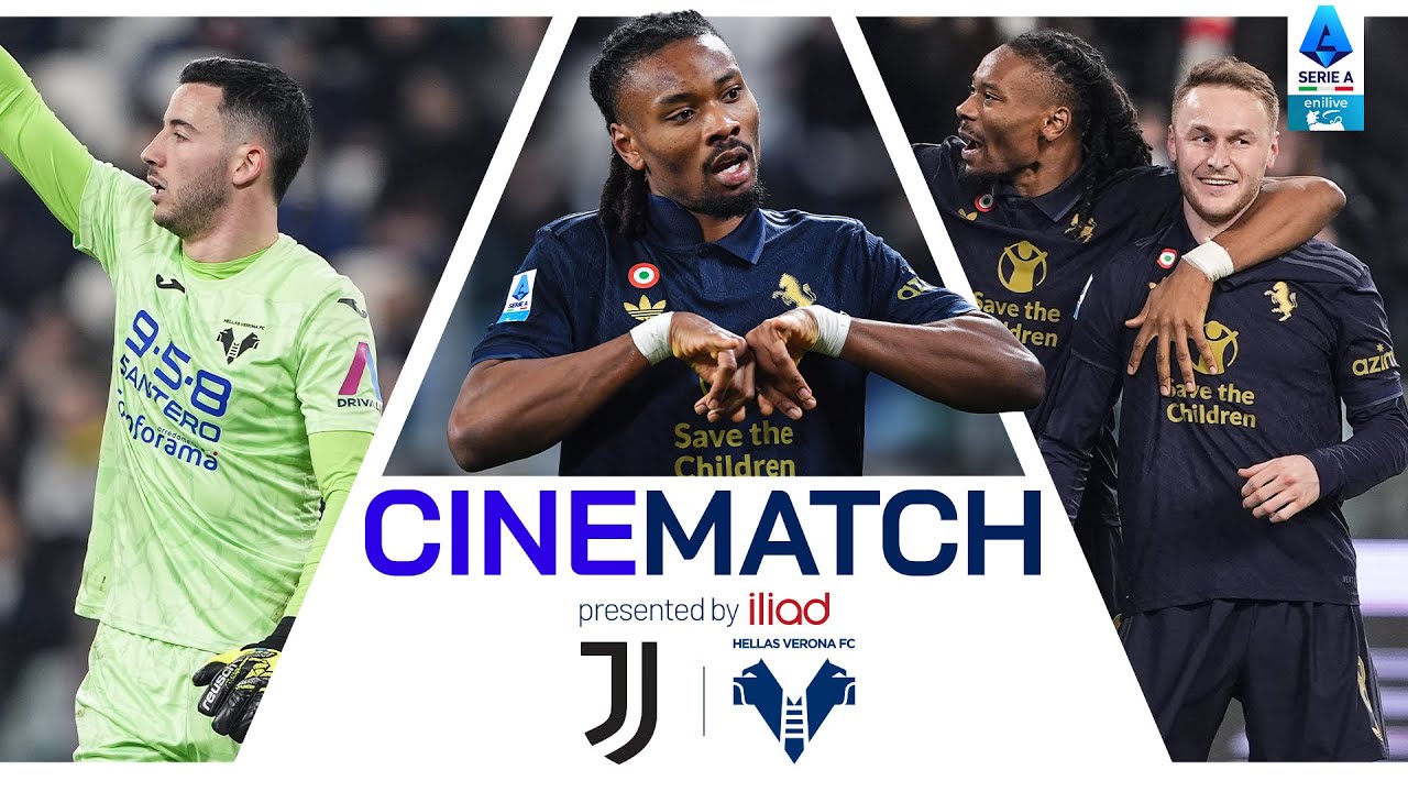 Second-Half Goals Seal Fifth Consecutive Win for Juve | CineMatch by iliad | Serie A 2024/25 ...