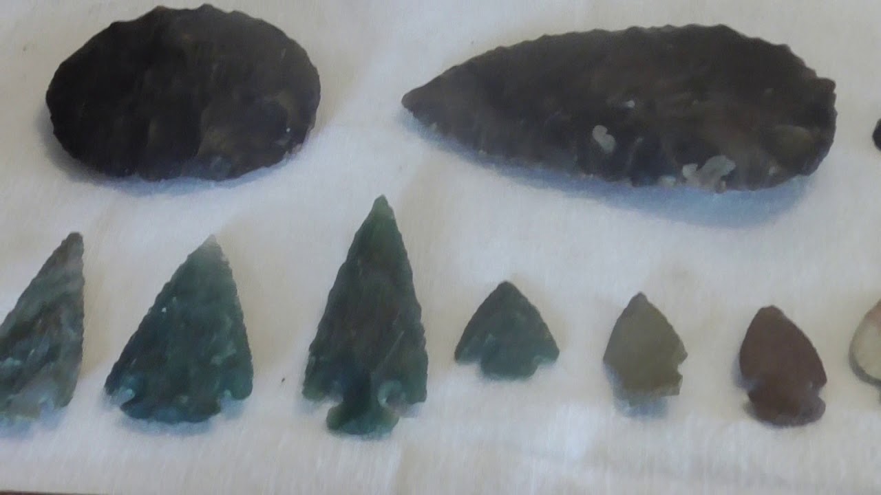 Stone Arrow-heads. - YouTube