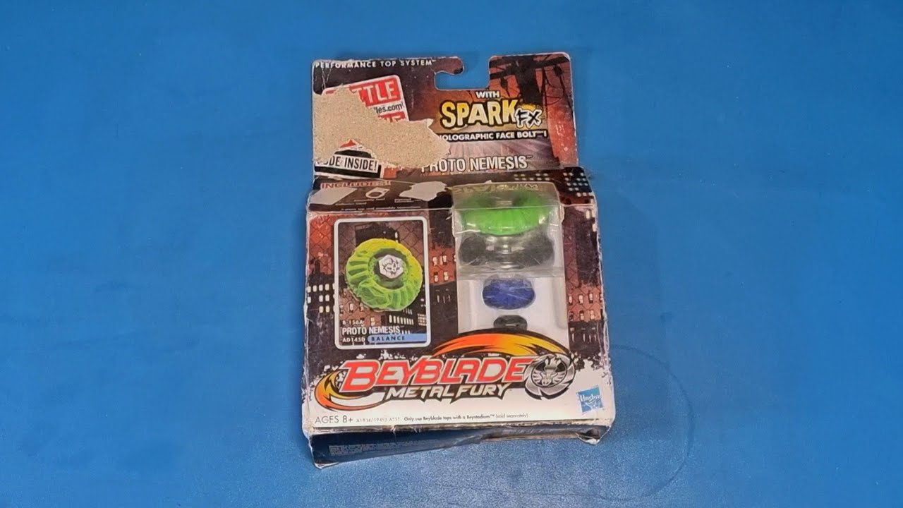 Hasbro Spark Proto Nemesis Beyblade Unboxing & Review - YouTube