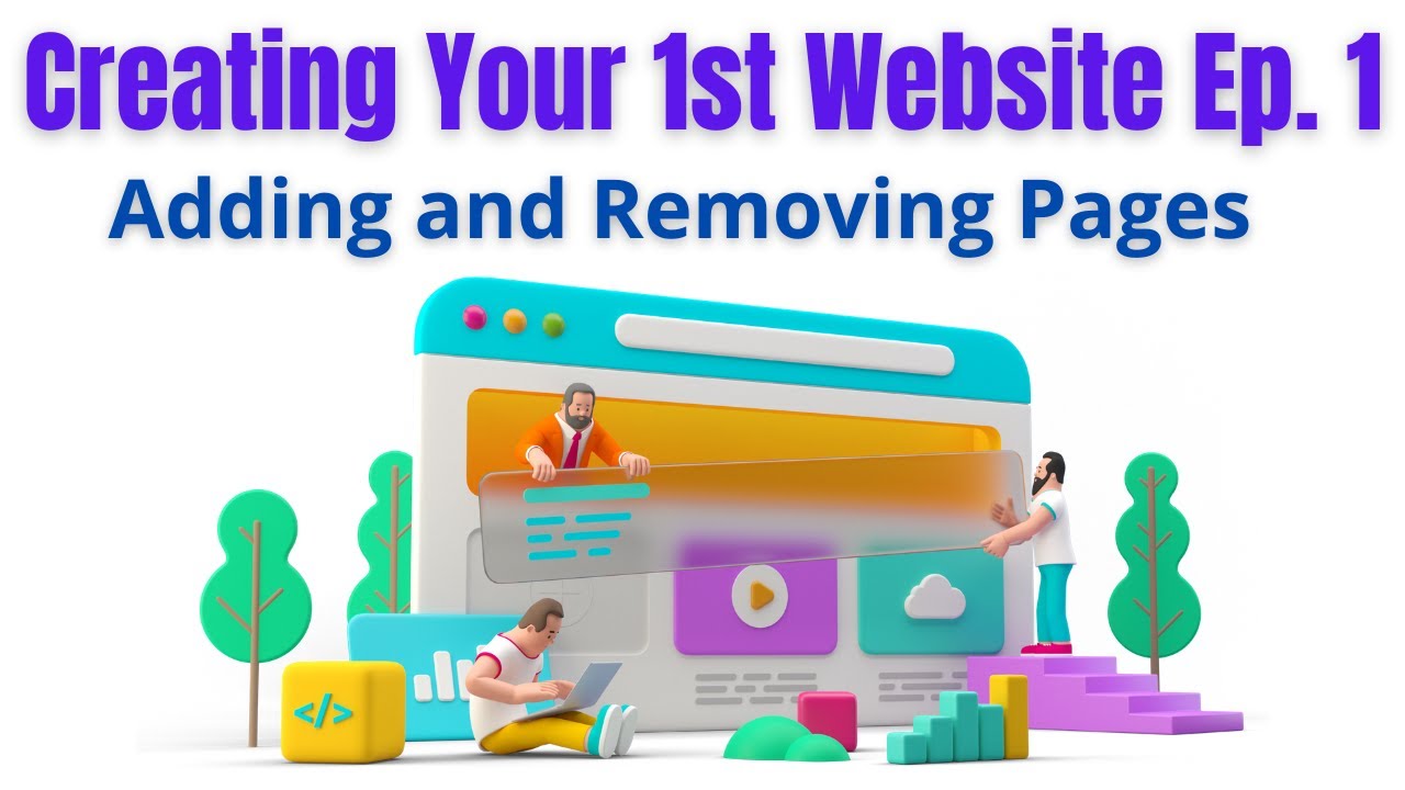 Creating your 1st Website Ep .1 - Choosing your pages - YouTube