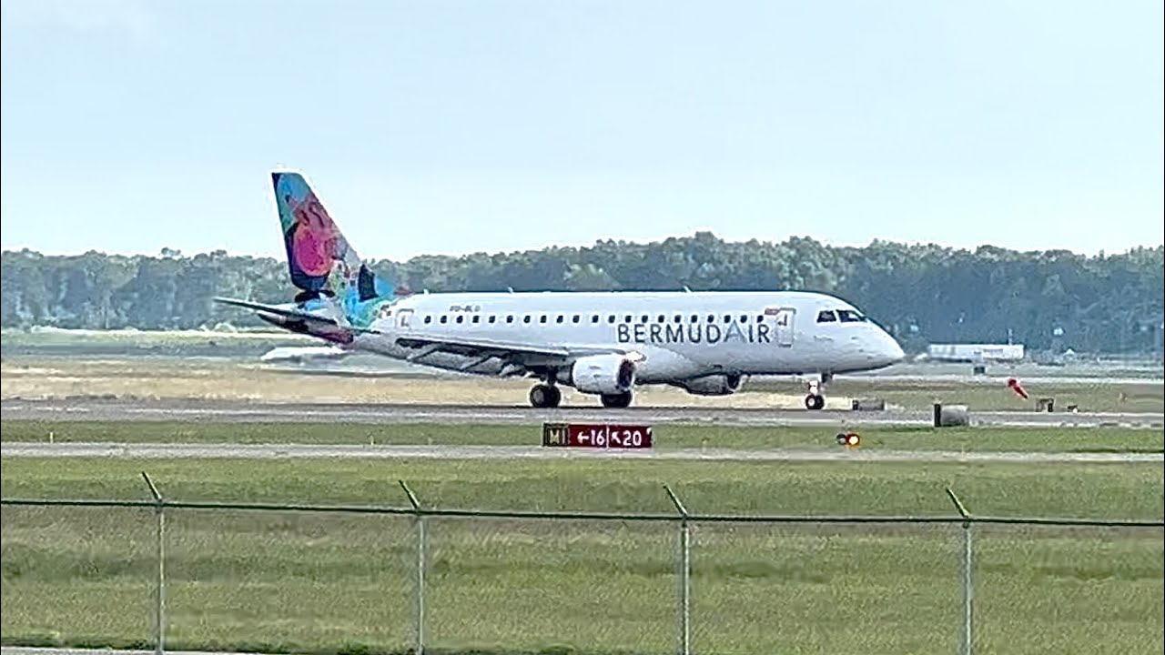 RIC’s first international flight!) Bermudair Inauguration flight with ...