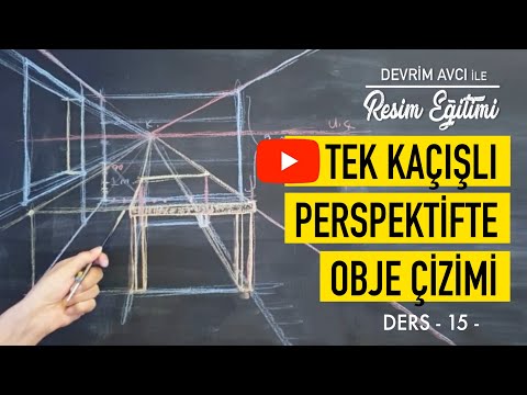 Tek Kaçışlı Perspektifte Obje Yerleşimi | Ders: 15