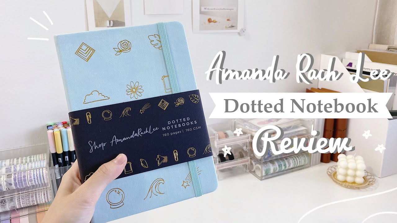 ☁️ amandarachlee new dotted notebook review - YouTube