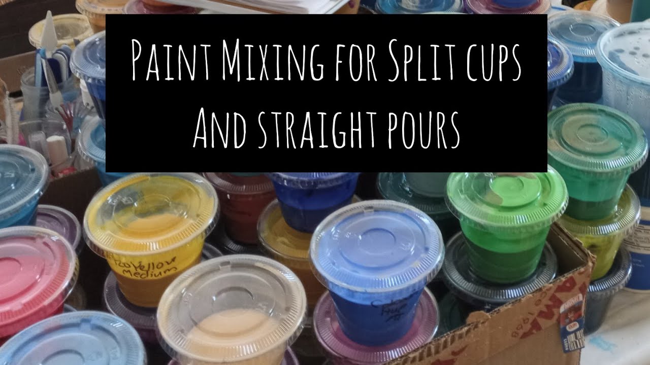 187 Paint Mixing for Split Cup Pours and Straight Pours and ...