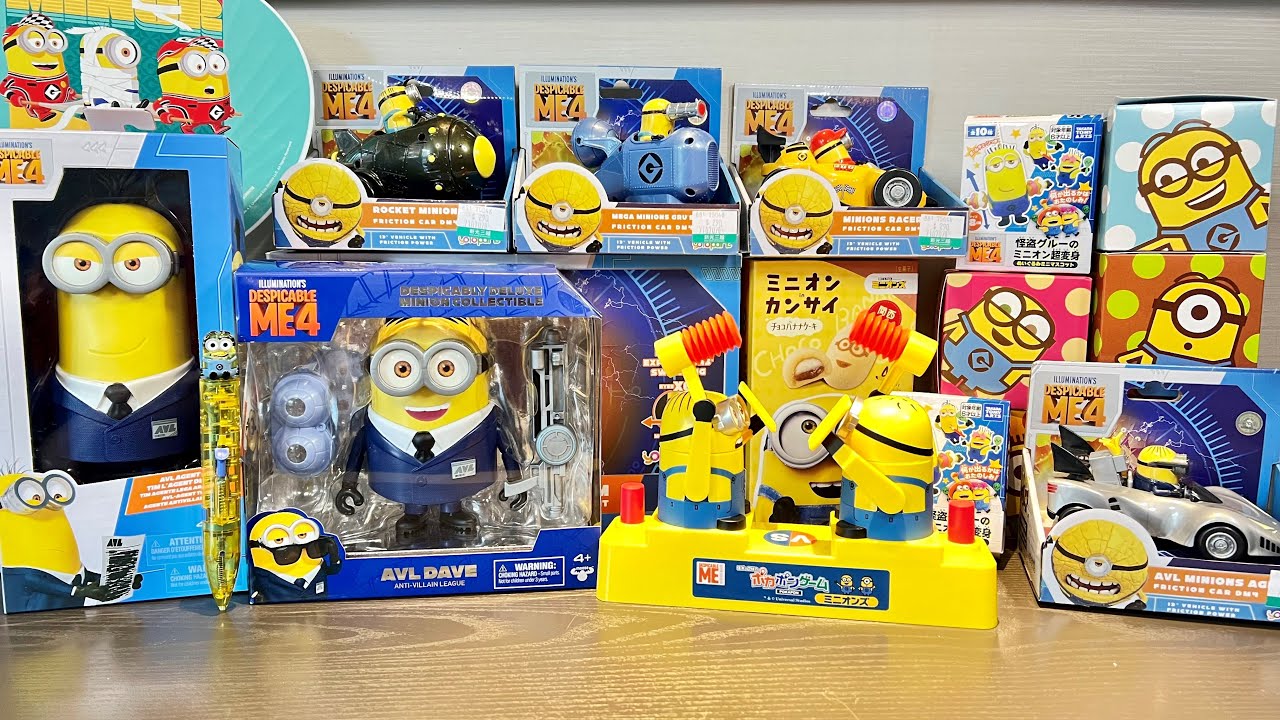 NEWEST Minions Despicable Me 4 Toys Ultimate Review Part 2 - YouTube