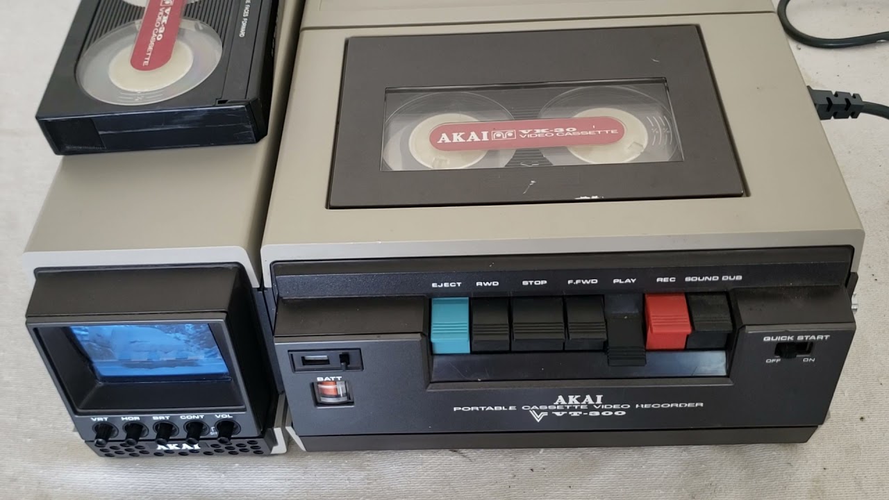 Akai Vt-300 Complete Restoration Custom Outputs - YouTube