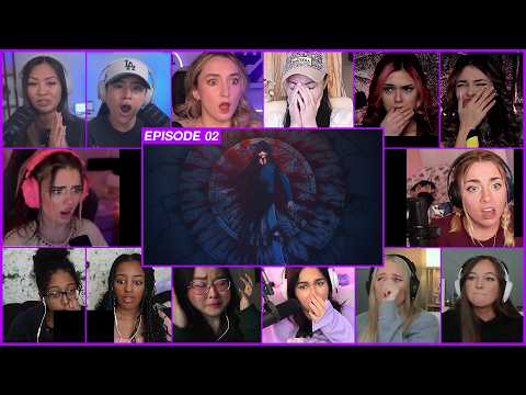 [MEGA GIRLS REACT] Sung Jin Woo gets Sacrificed | Solo Leveling Ep 2 Girl Reaction Mashup