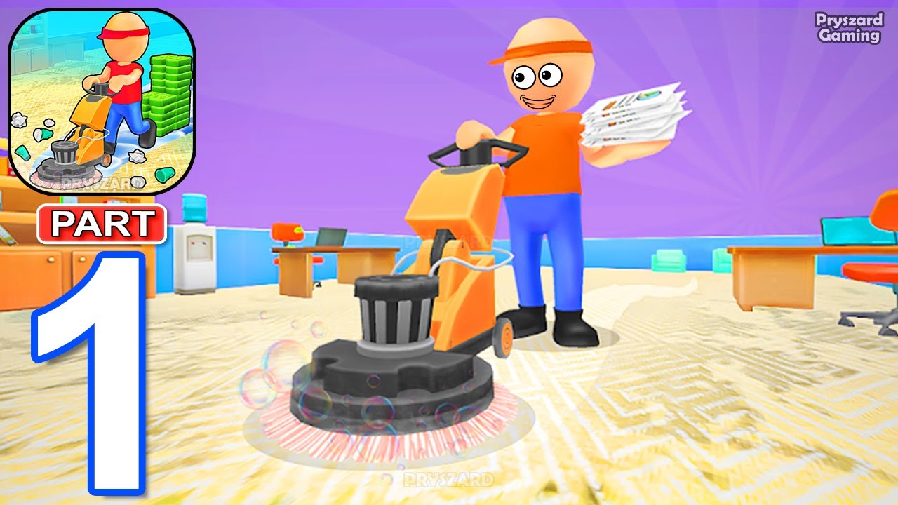 ASMR Office Cleaning - Gameplay Walkthrough Part 1 Stickman Office ...