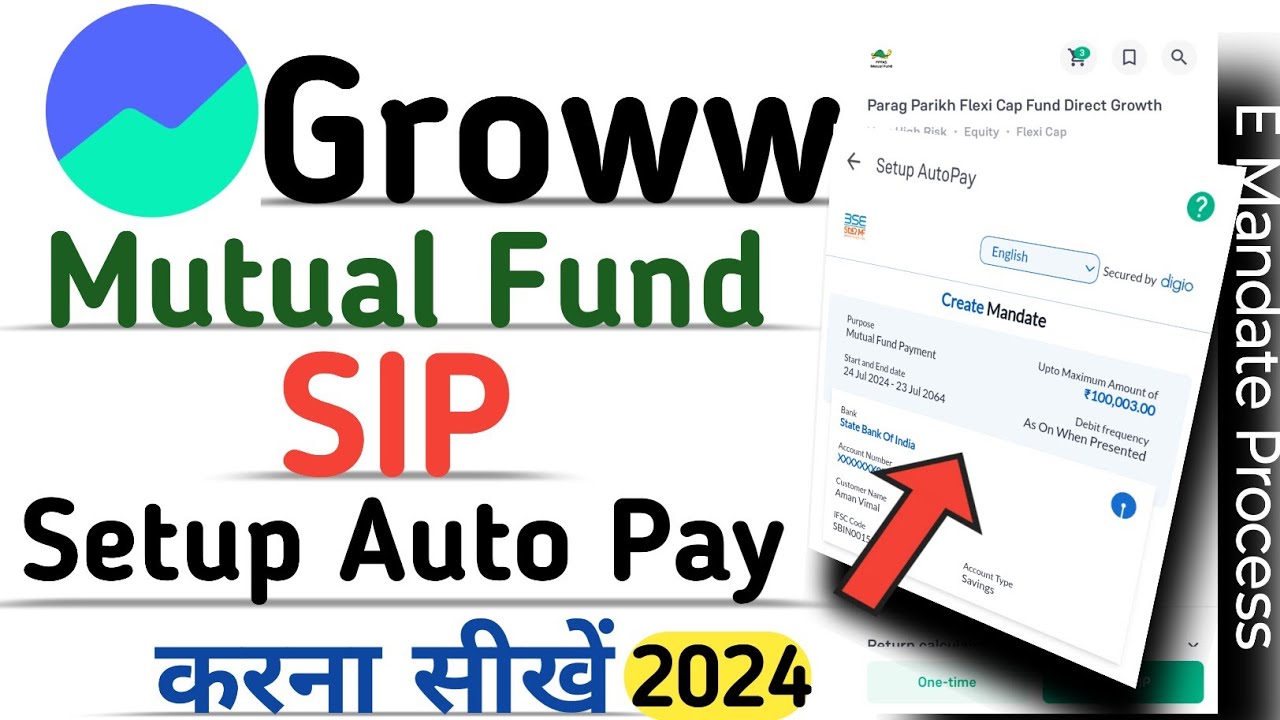 how to setup autopay in groww app sip | groww app me sip autopay kaise ...