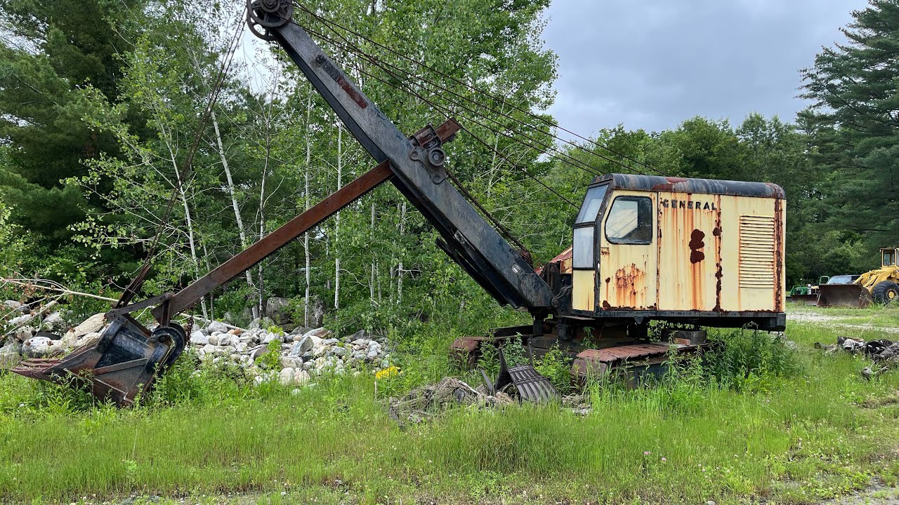 General cable shovel getting ready to start after 10 years - YouTube