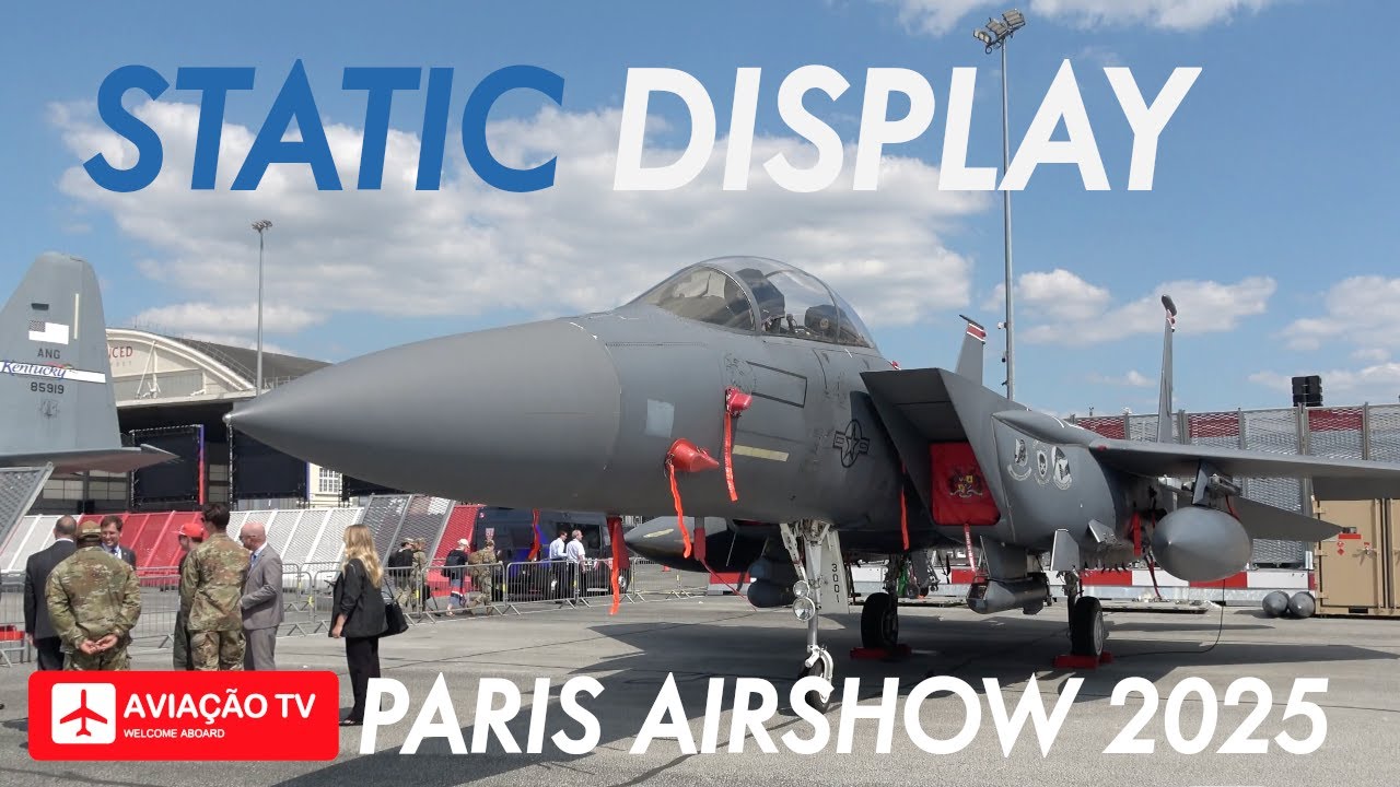 Paris Airshow 2025 - Static display Aircraft and exhibitions - YouTube