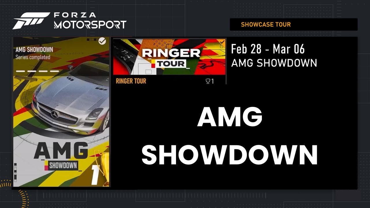 Forza Motorsport - Featured Ringer Tour - AMG Showdown - YouTube